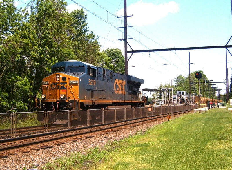 CSX W-093 rail train